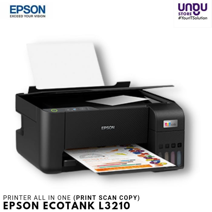 Jual Printer Epson L3210 All In One Printer Ecotank Print Scan Copy Multifungsi Printer | Shopee ...