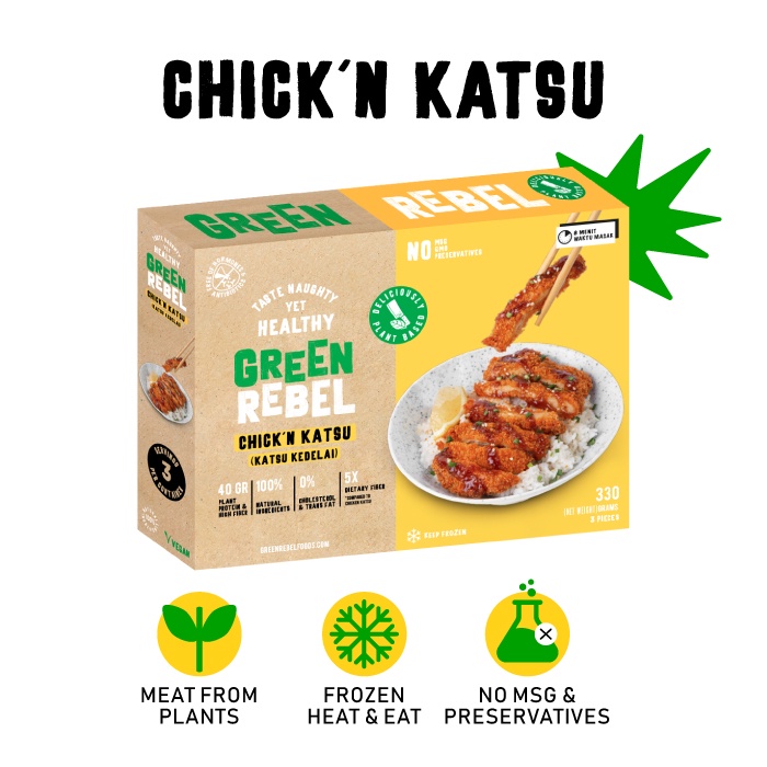Jual Chicken Katsu by Green Rebel - Plant Based Vegan Chicken | Shopee ...