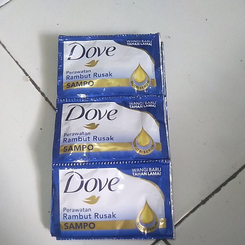 Jual Dove sampo renceng isi 12 saset | Shopee Indonesia