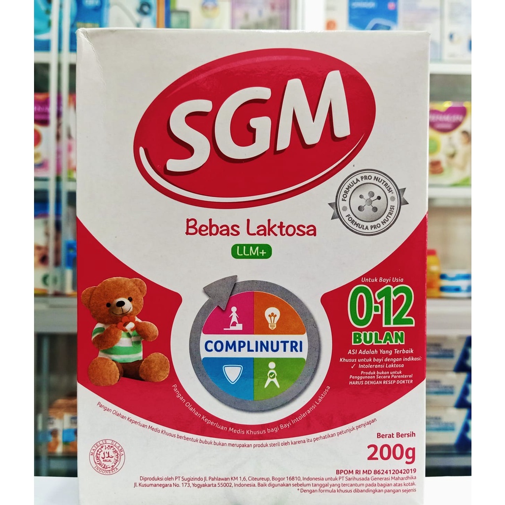 Jual SGM LLM SGM LLM+ Bebas Laktosa 200 g Susu Formula Khusus Bayi ...
