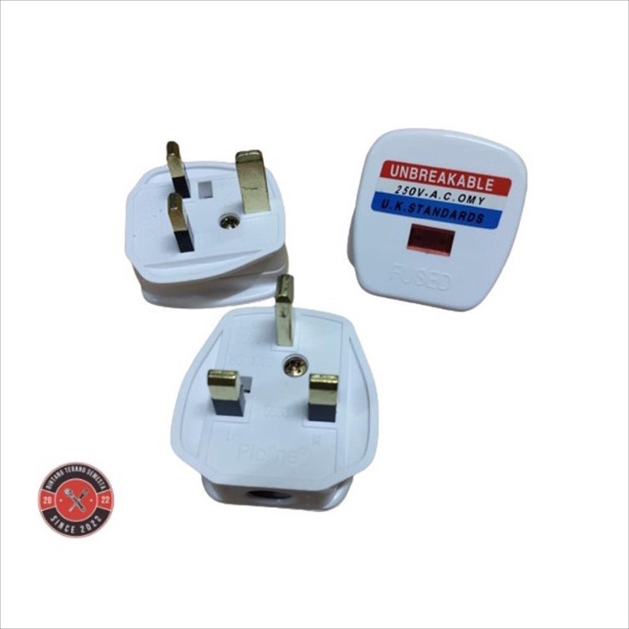 Jual MB-Steker AC Arde 7110 Colokan Kontak Kaki 3 Kuningan Pioline ...