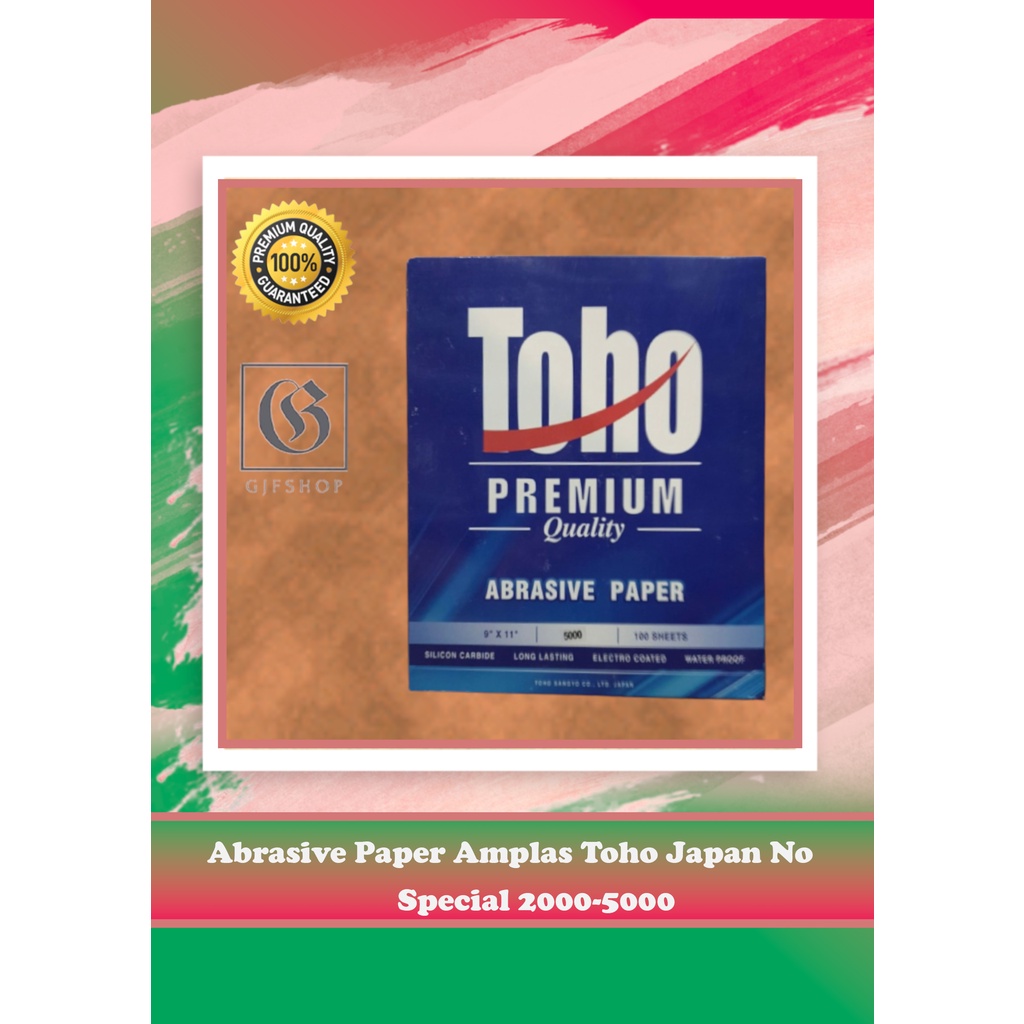 Jual Abrasive Paper Amplas Toho Japan No Special 2000-5000 | Shopee ...