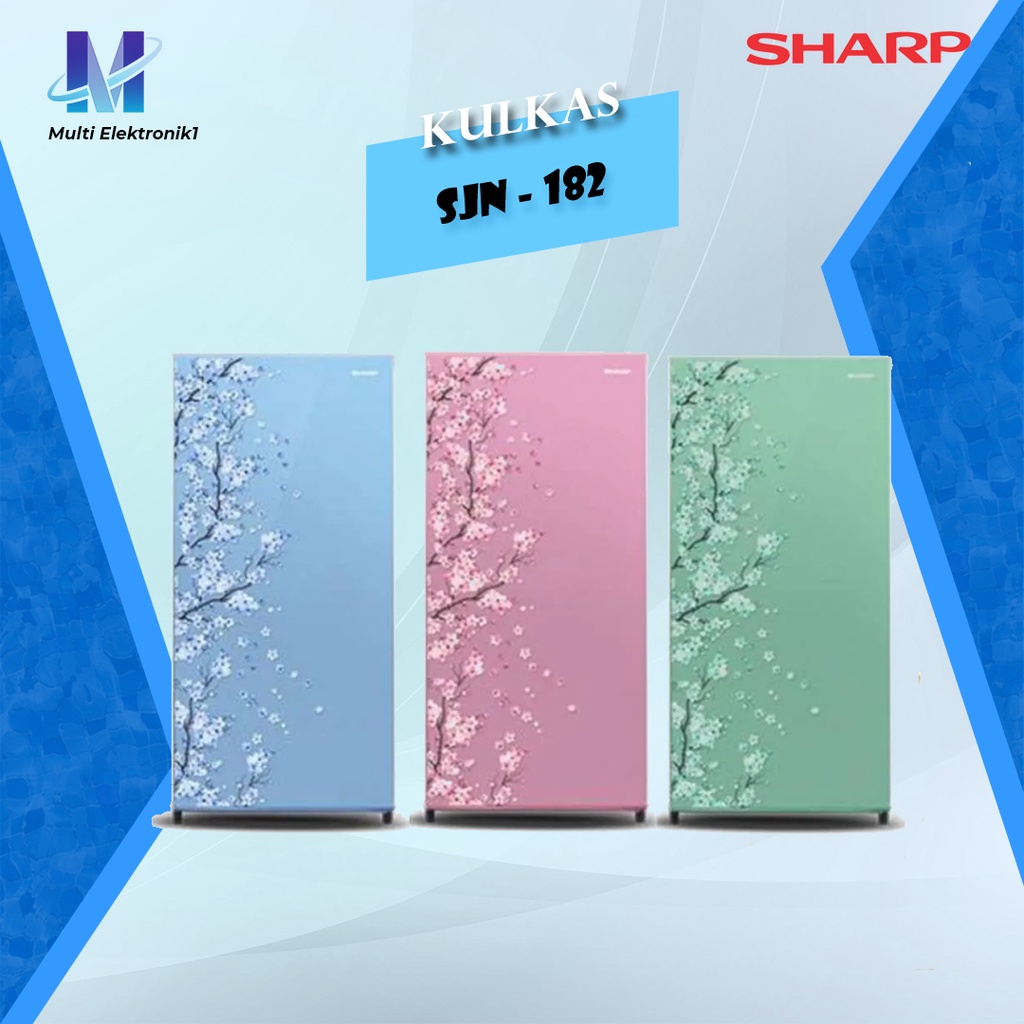 Jual KULKAS 1 PINTU SHARP SJN 182 Bunga Sakura | Shopee Indonesia