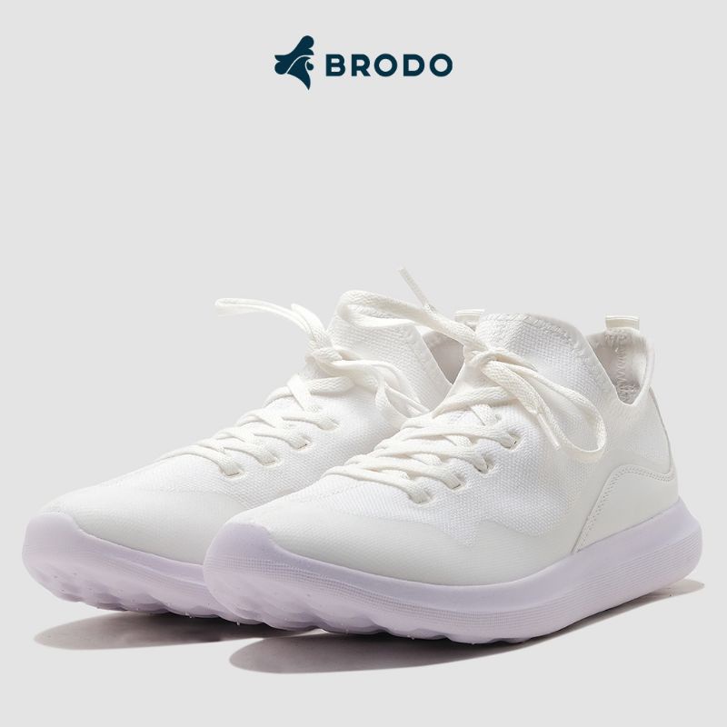 Jual Sepatu Sneakers BRODO Fujin White | Shopee Indonesia