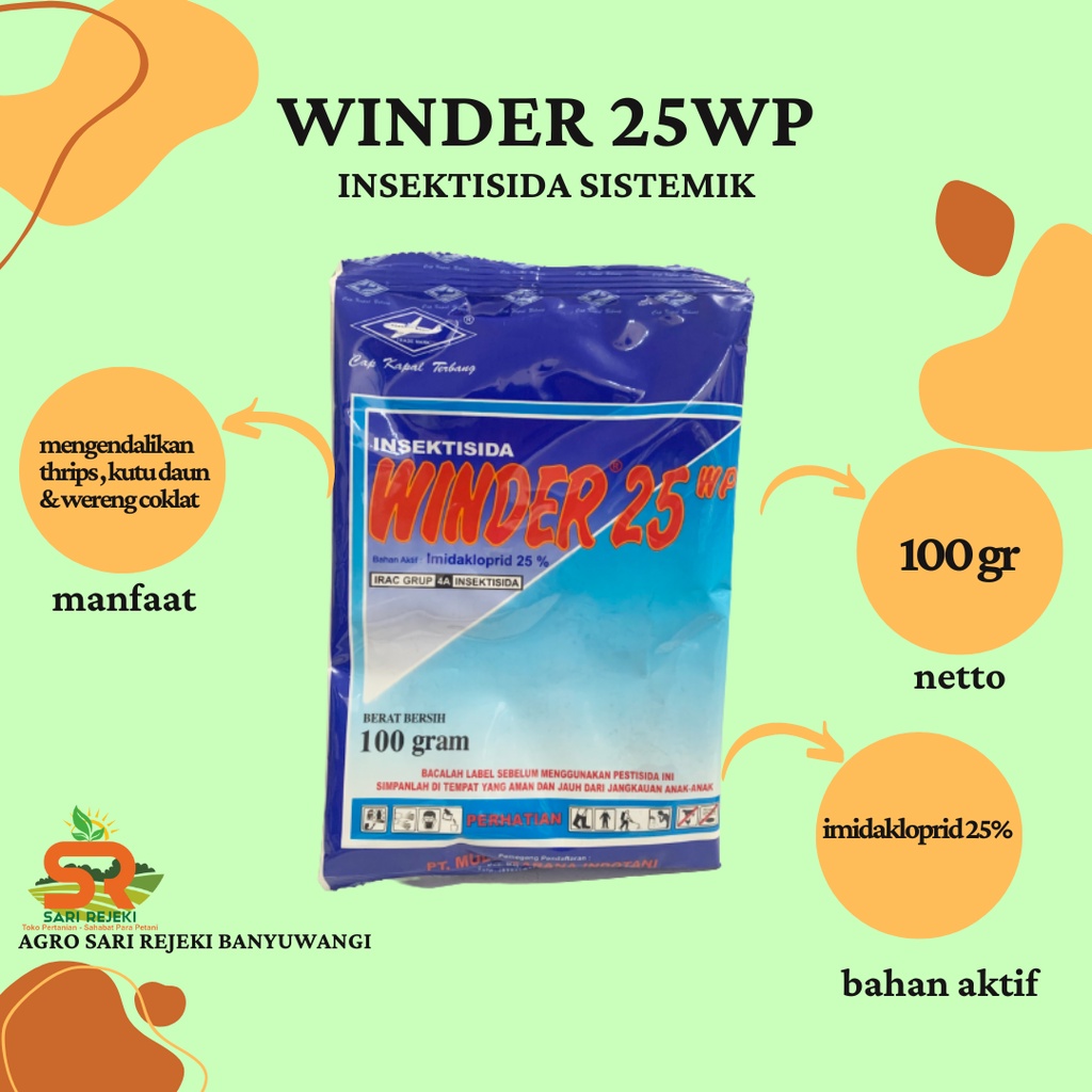 Jual WINDER 25WP 100GR INSEKTISIDA | Shopee Indonesia