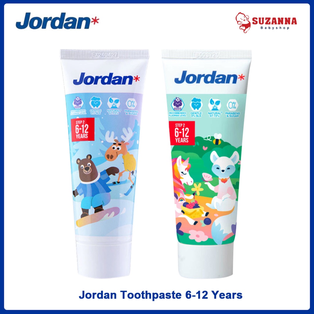 Jual Jordan Kids Toothpaste 6-12 Years 75g | Shopee Indonesia