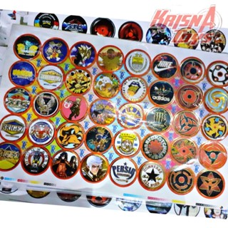 Jual MAINAN ANAK TAJOS BESI BAHAN TEBAL/TAZOS MAINAN isi 40pcs/Lembar ...