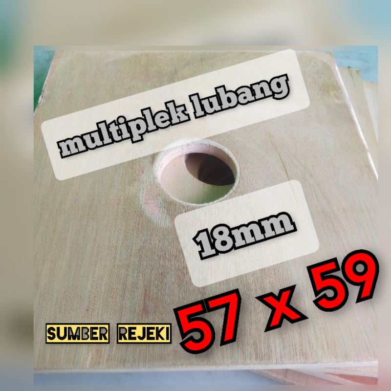 Jual multiplek tebal 18mm ukuran 57x59 | Shopee Indonesia