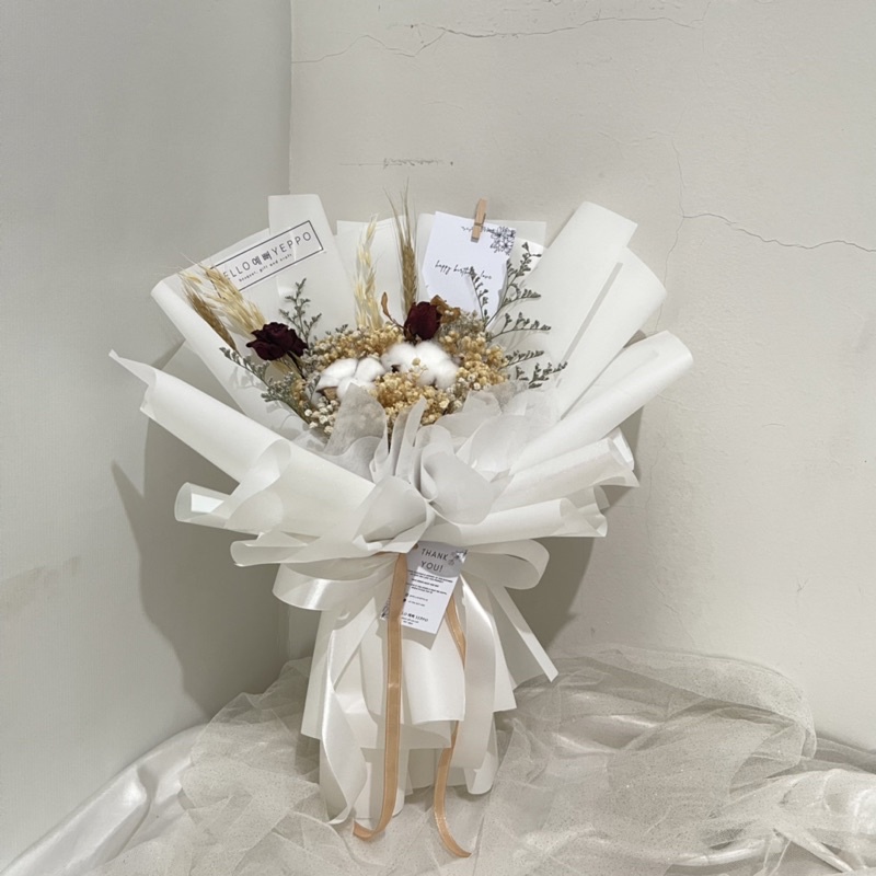 Jual Dried Flower Bouquet Bouquet Bunga Kering Wisuda Buket Bunga