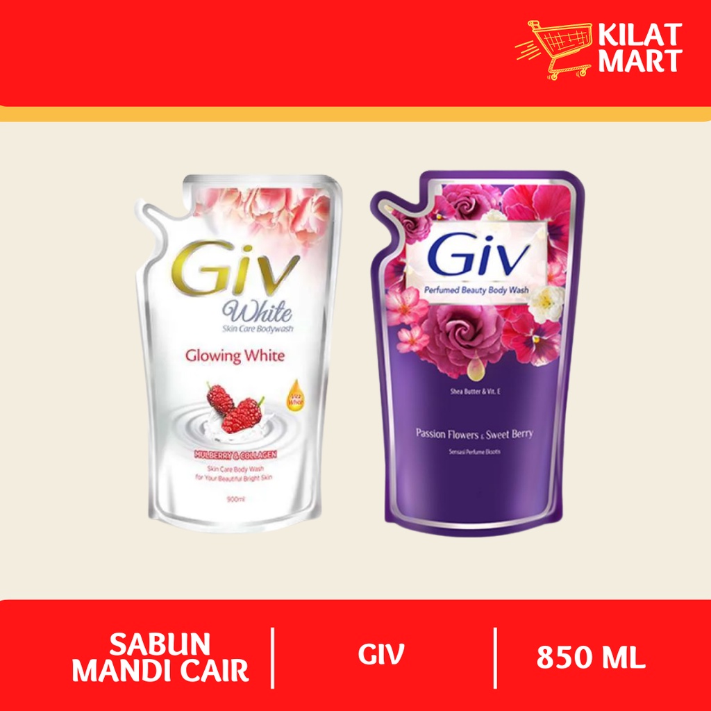 Jual GIV Sabun Mandi Cair Refill 900ML / 850ML | Shopee Indonesia