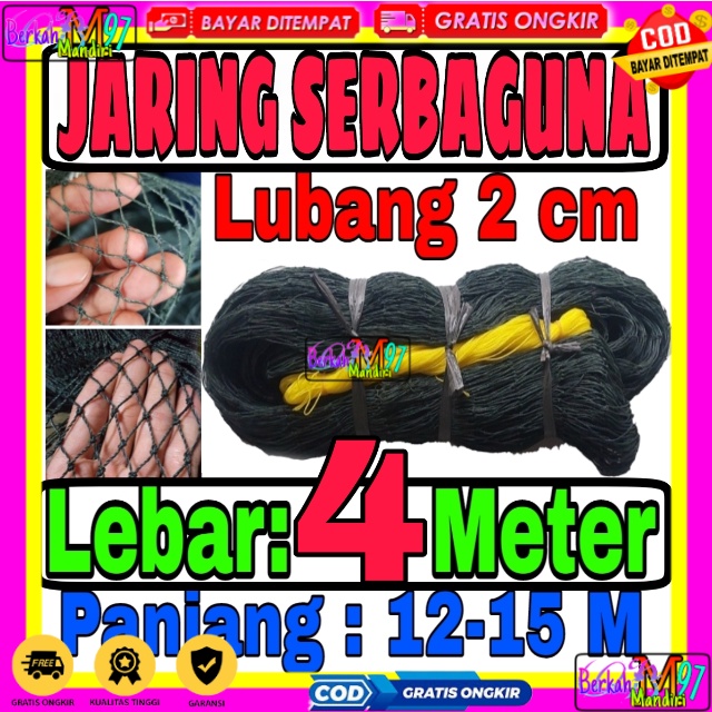 Jual Jaring Pagar Ayam 4 meter / Jaring Lubang Kecil /Jaring Kandang ...