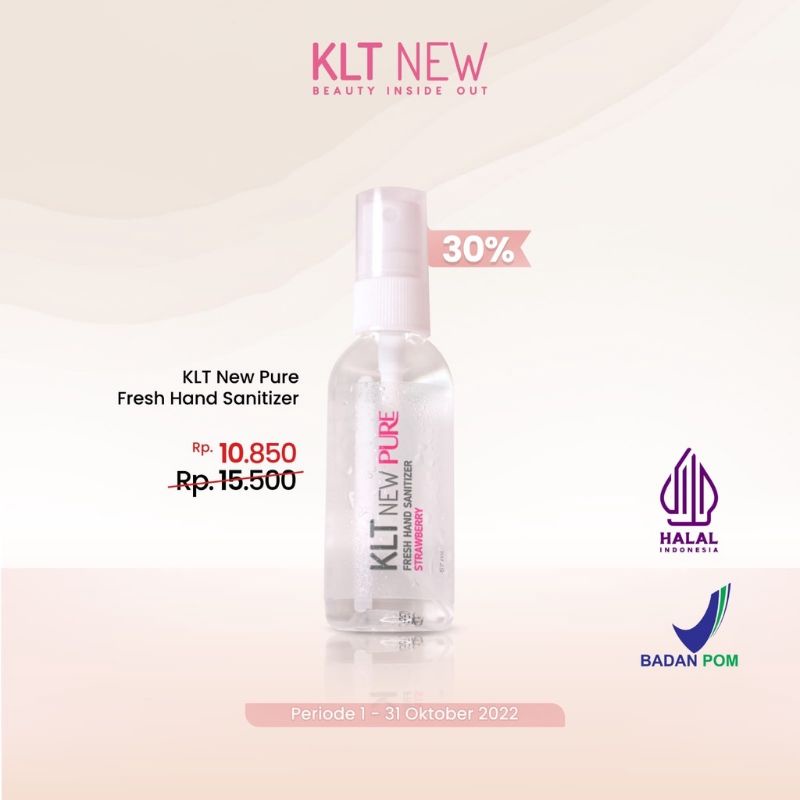 Jual KLT New Sanitizer 57 ml (ORIGINAL) | Shopee Indonesia