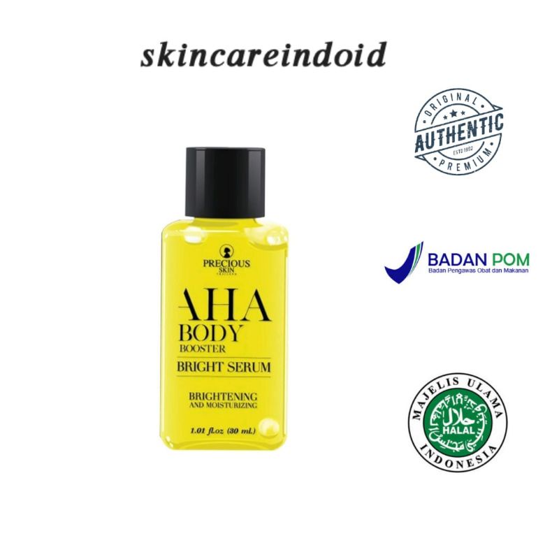 Jual Precious Skin AHA Mimi Brightening & Whitening Booster Body Serum ...