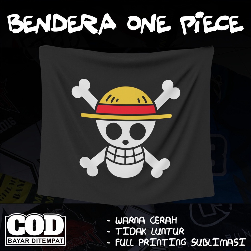 Jual BENDERA ONE PIECE LOGO MUGIWARA (READY STOK ) | Shopee Indonesia