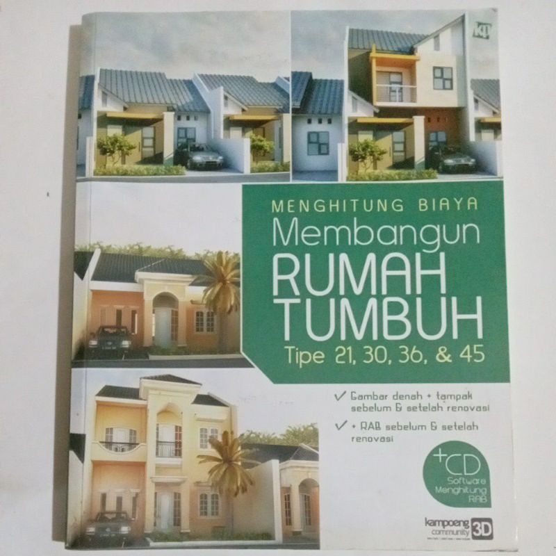 Jual Menghitung Biaya Membangun Rumah Tumbuh Tipe 21 30 36 And 4