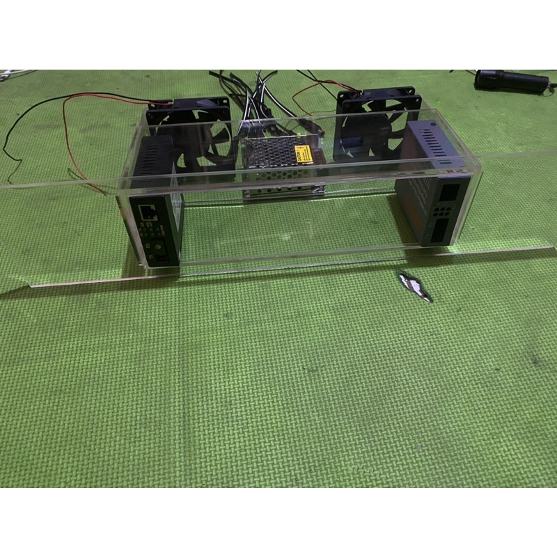 Jual Rak htb/converter akrilik isi 10,lengkap dengan psu dan kipas ...