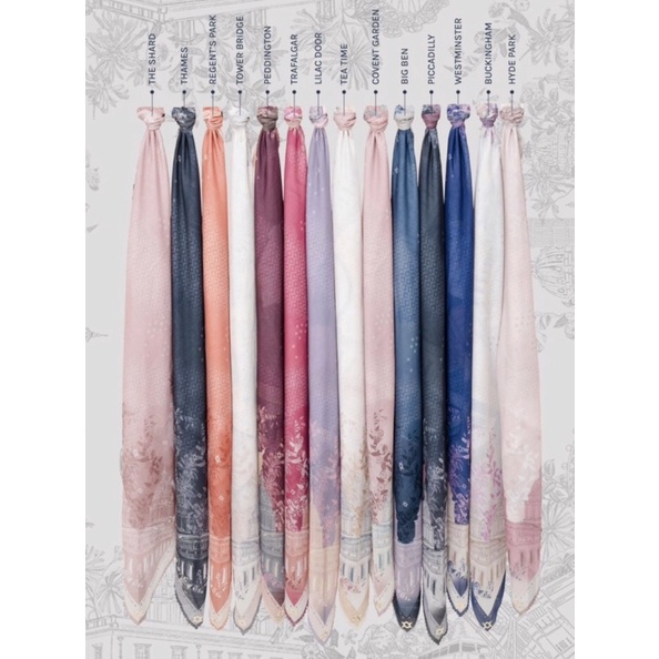 Jual London Scarf by Wearing Klamby | Shopee Indonesia