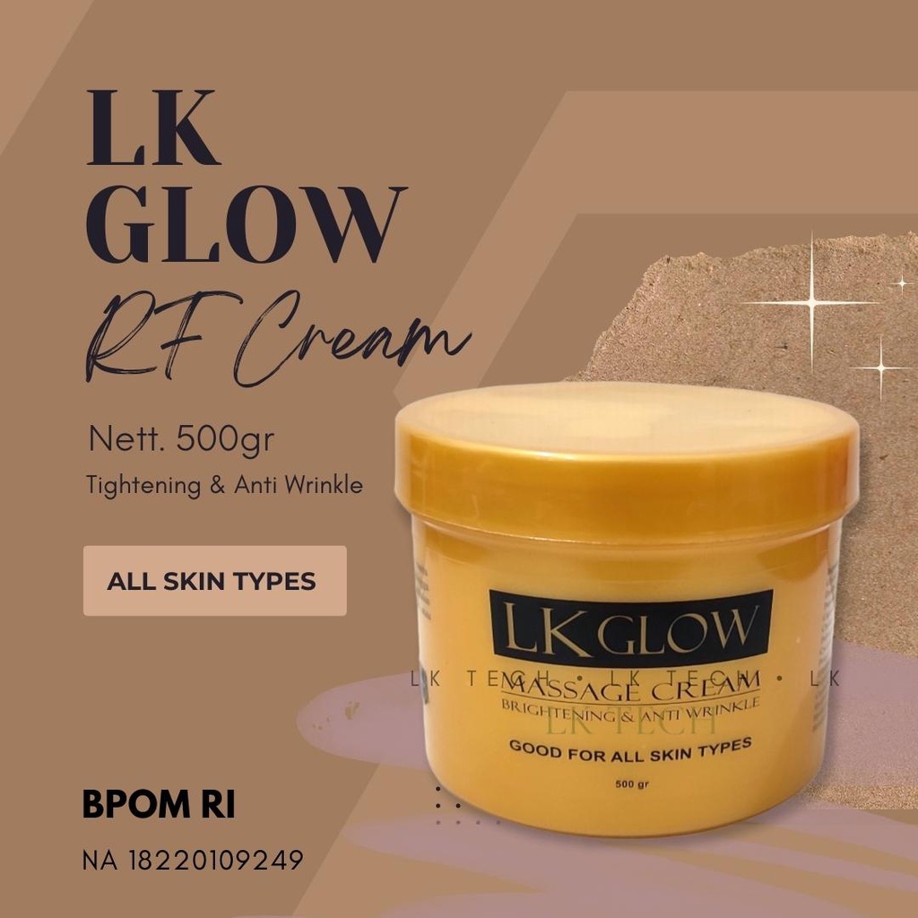 Jual RF CREAM LK GLOW BPOM UNTUK ALAT RF LIFTING EMS ULTRASOUND | Shopee Indonesia