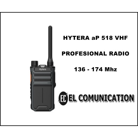 Jual Hytera AP518 HT Single Band VHF UHF 400-470 Fast Charging HYT AP ...