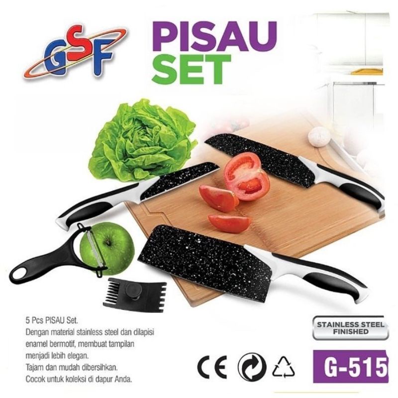 Jual Pisau Set Batu Maifan 5 in 1 gsf | Shopee Indonesia