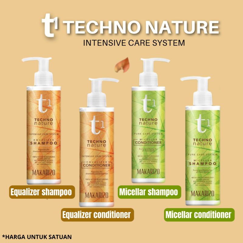 Jual MAKARIZO T1 Techno Nature Equalizer/ Micellar Shampoo ...