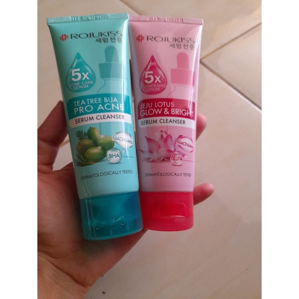 Jual rojukiss rojukis facial wash serum cleanser 100ml | Shopee Indonesia