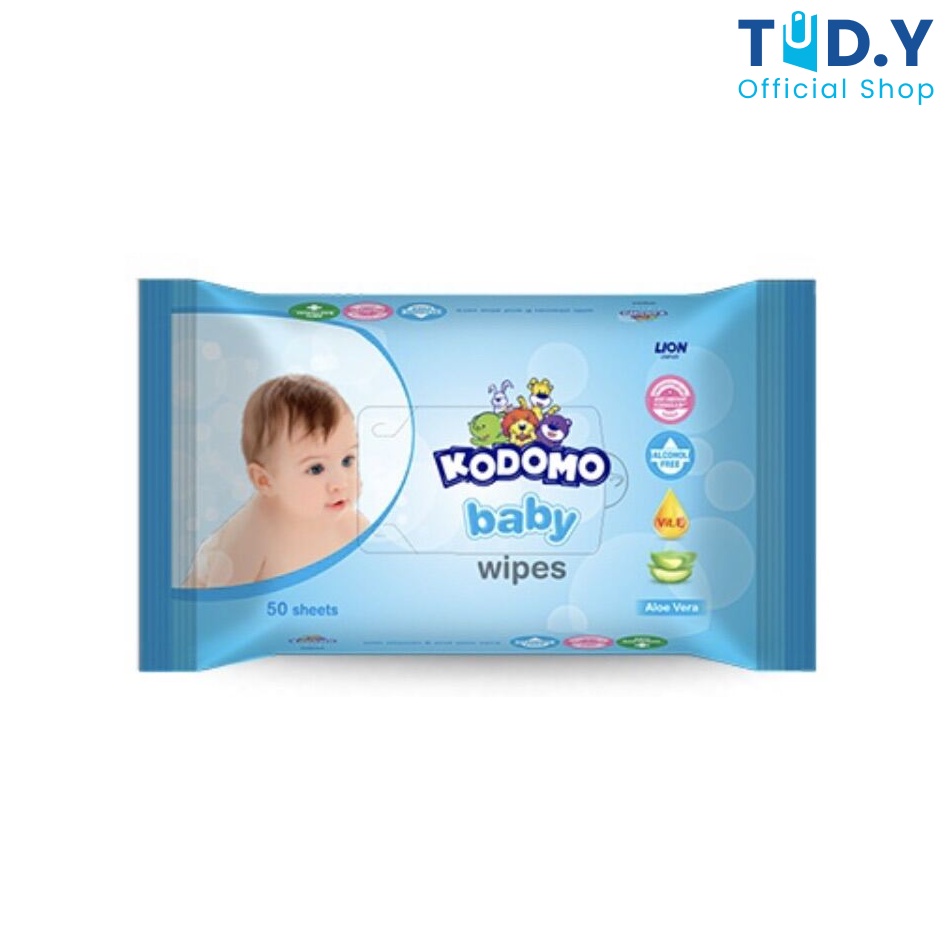 Jual Kodomo baby wipes biru (50 Sheet/ 2 pack) | Shopee Indonesia