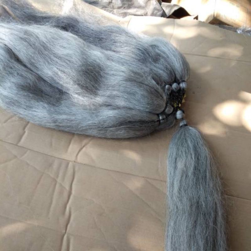 Jual Rambut Cemara Polos Warna Highlight/Uban Ukuran 80 Cm | Shopee ...