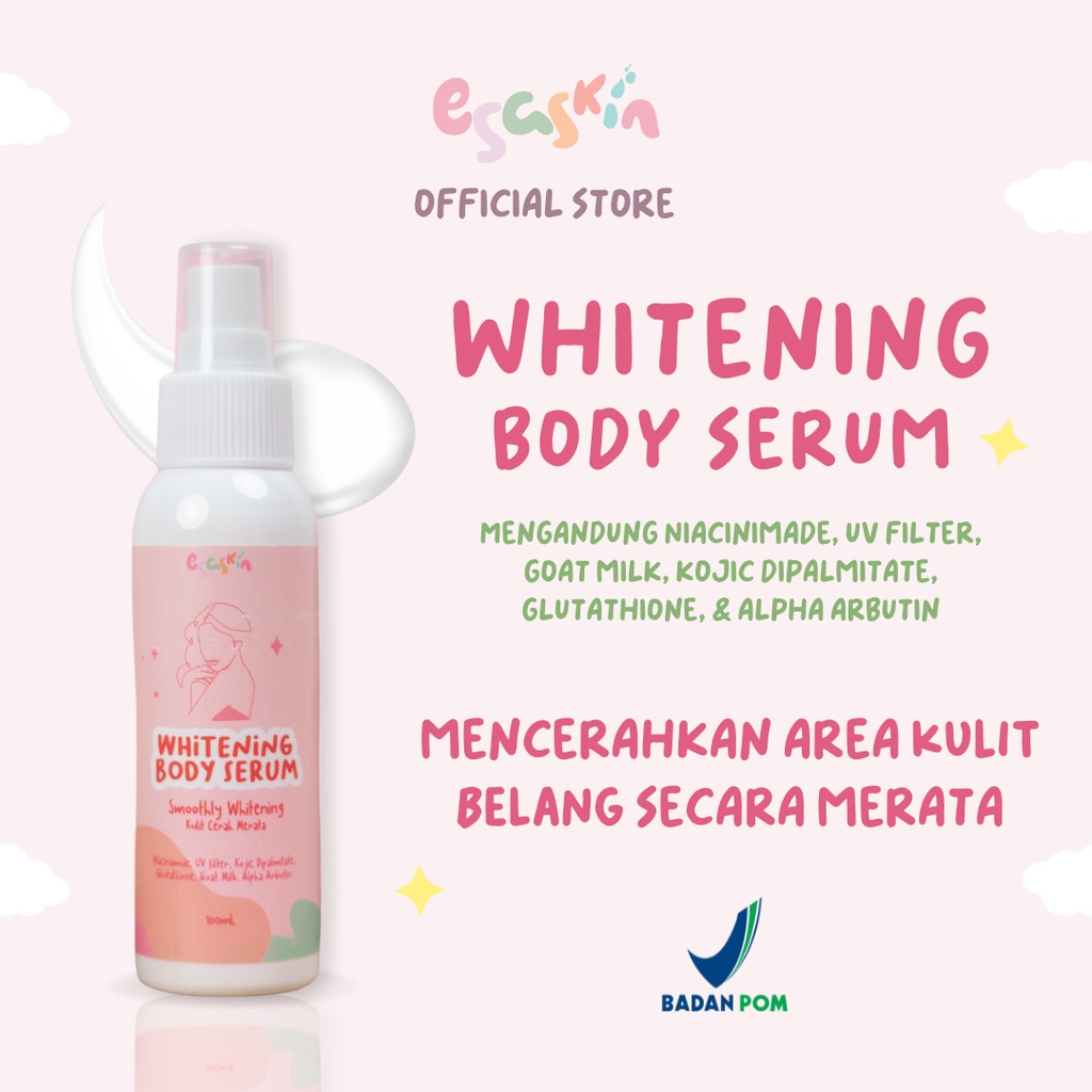 Jual ESASKIN Body Serum - Spesial Mencerahkan Kulit Area Belang ...