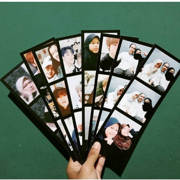 Jual Cetak Foto Polaroid Strip 3 Foto Polaroid Panjang Ukuran 6x19cm ...