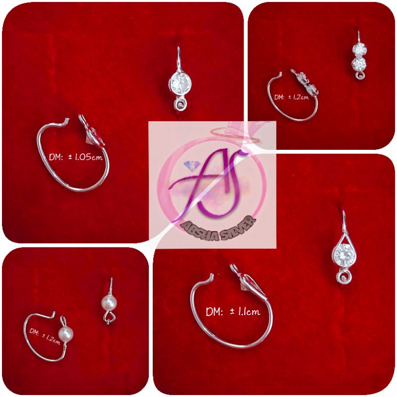 Jual ANTING ANAK PERAK ANEKA MODEL KENIP ASLI SILVER 925 LAPIS MAS PUTIH | Shopee Indonesia