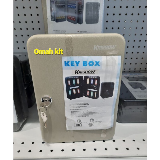 Jual key box krisbow kotak penyimpan kunci kapasitas 20 kunci | Shopee ...