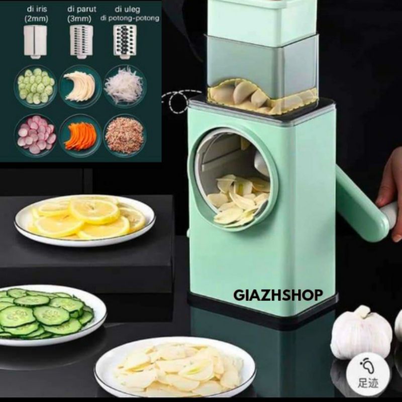 Jual NEW VEGETABLE SLICER MACHINE CUTTER Alat Pemotong Sayuran Parutan ...