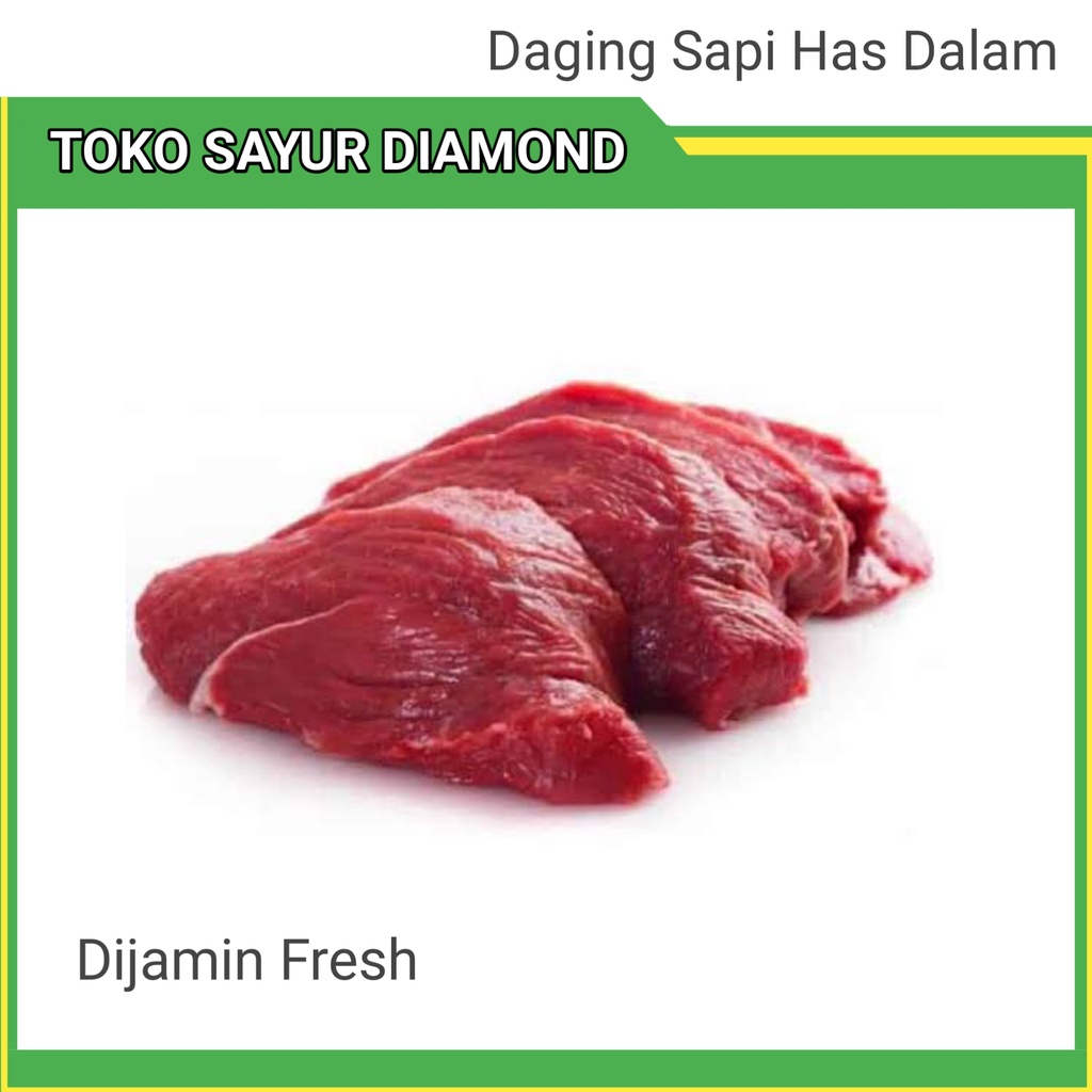 Jual Daging Sapi Has Dalam/Luar Fresh - Diamond Palembang | Shopee ...