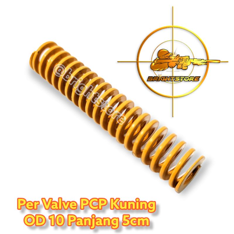 Jual Per Valve PCP Warna Kuning, OD 10mm Panjang 5cm | Shopee Indonesia