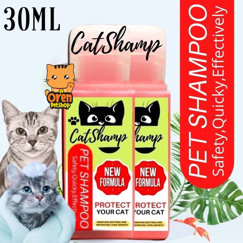 Jual CATSHAMP Shampoo sampo Kucing Anti Kutu dan Jamur Anti Bakteri ...