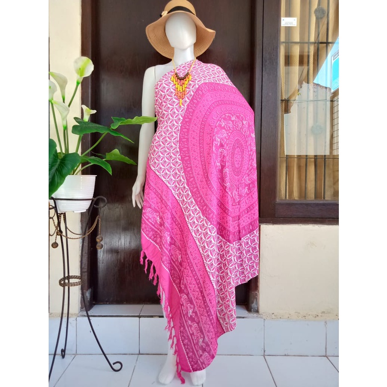 Jual Kain Pantai Bali Rumbai Khas Bali Seri 15 Real Foto Sarung Pantai ...