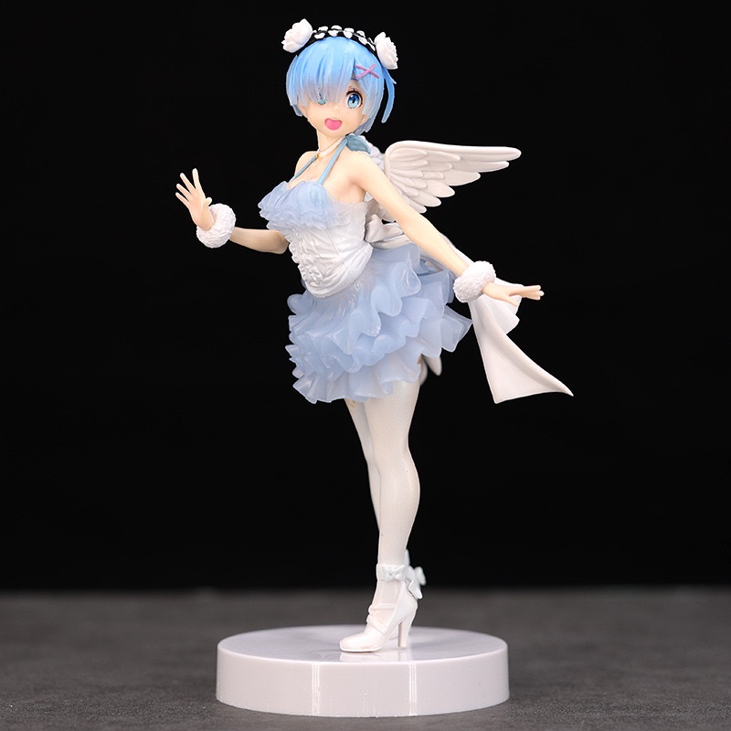Jual Re Zero Rem Angel Action Figure Anime Manga Girl Ram | Shopee ...