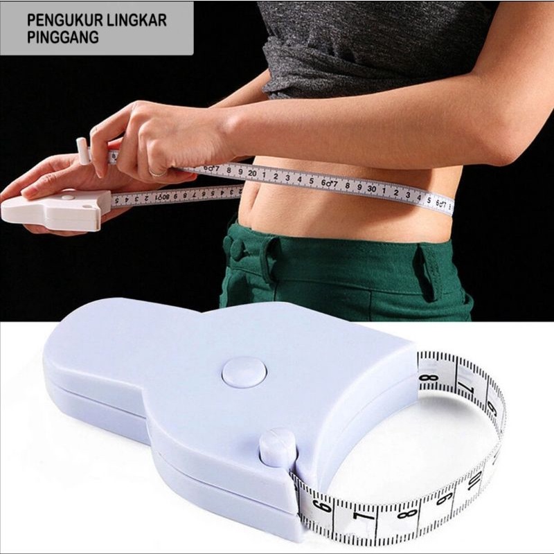Jual Waist Ruler Alat Ukur pengukur Lingkar Pinggang Lengan Dada Perut ...
