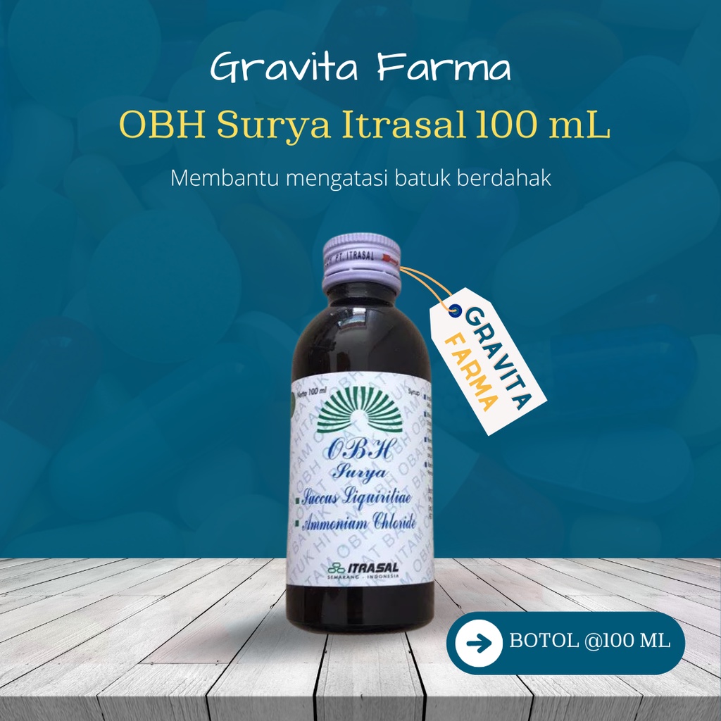 Jual OBH Surya Itrasal 100 mL - Batuk Berdahak | Shopee Indonesia