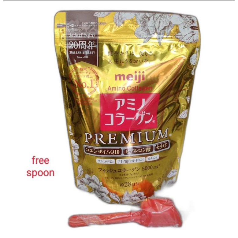 Jual Meiji Amino Collagen Premium Refill New Packaging | Shopee Indonesia