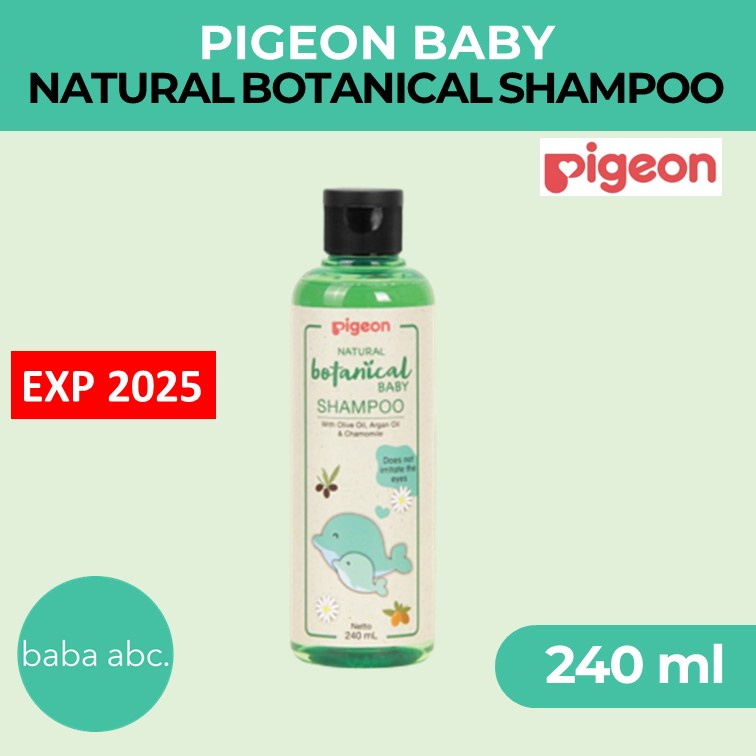 Jual Pigeon Natural Botanical Baby Shampoo 240 ml | Shopee Indonesia
