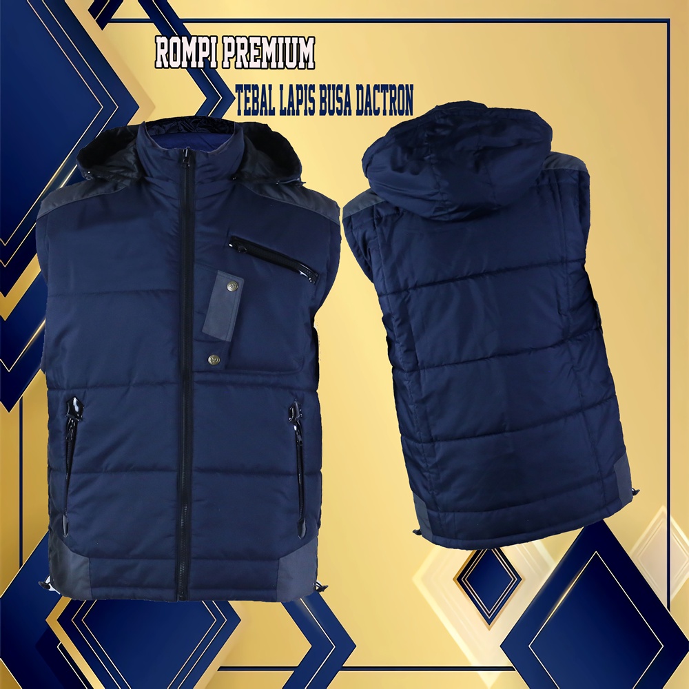 Jual Rompi Motor Pria Bikers Tebal Terbaru/Pelindung Dada/Waterproof ...