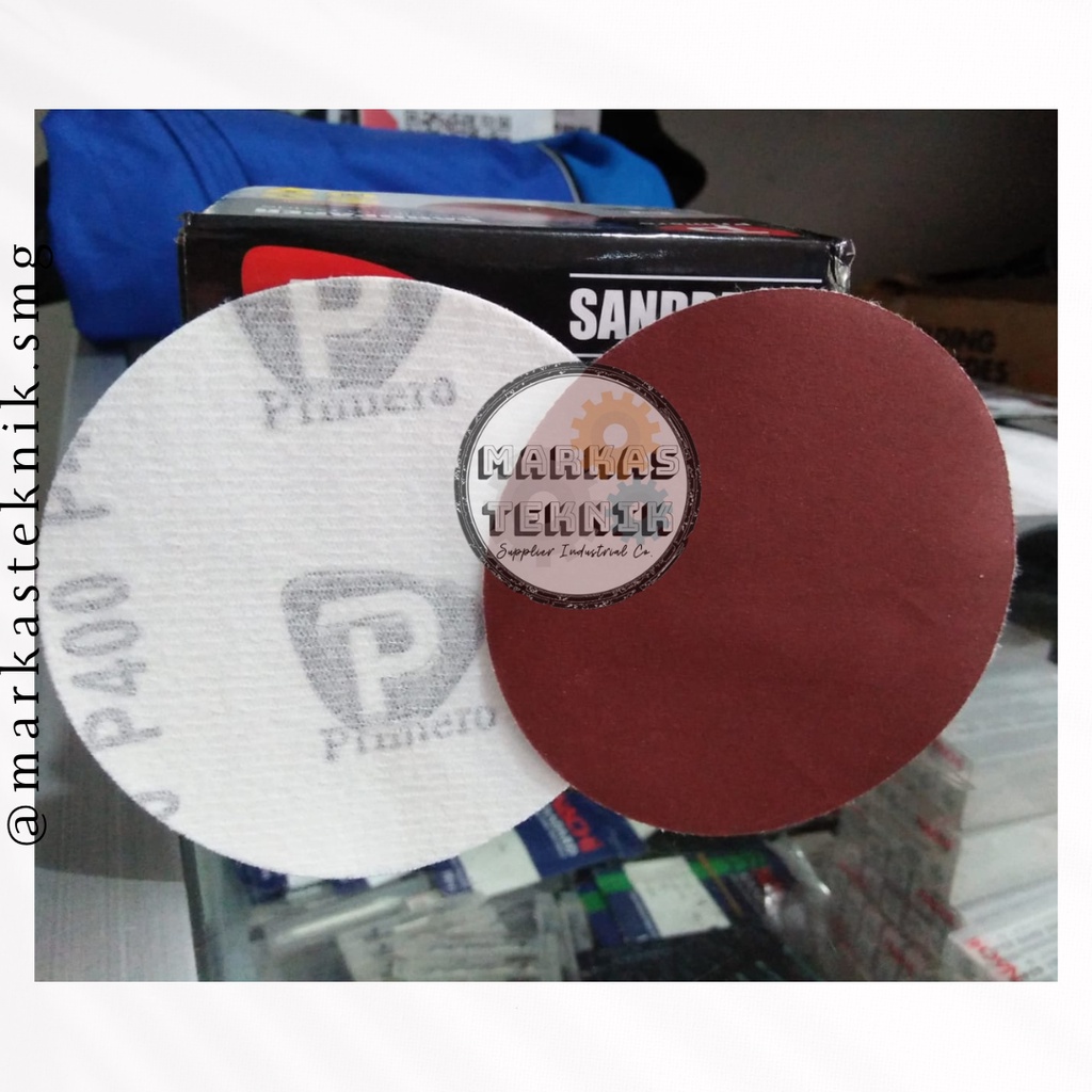 Jual Amplas Bulat Velcro 4 Inch - Grit 400 / Sand Paper Alumunium Oxide ...