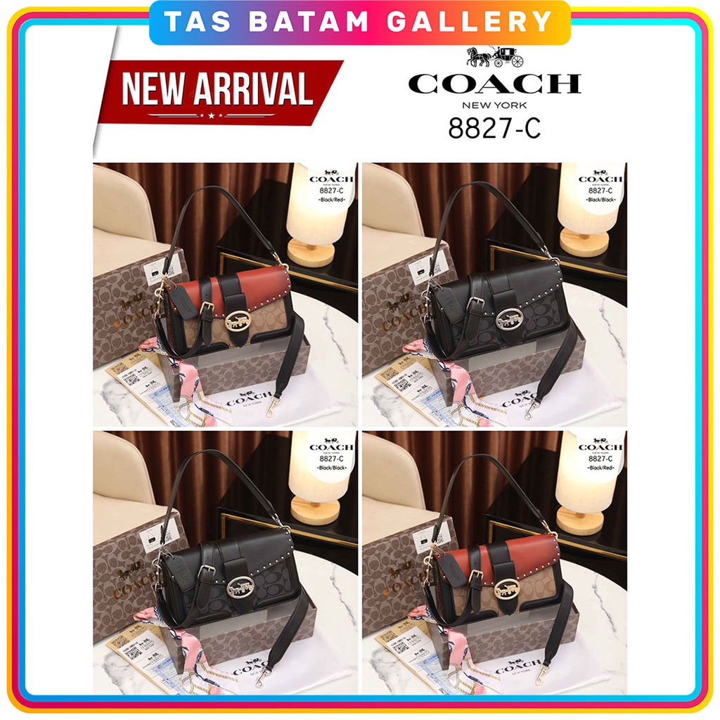 Jual TAS Coach Tabby 26 In Signature Canvas Button Motif Shoulder Bag ...