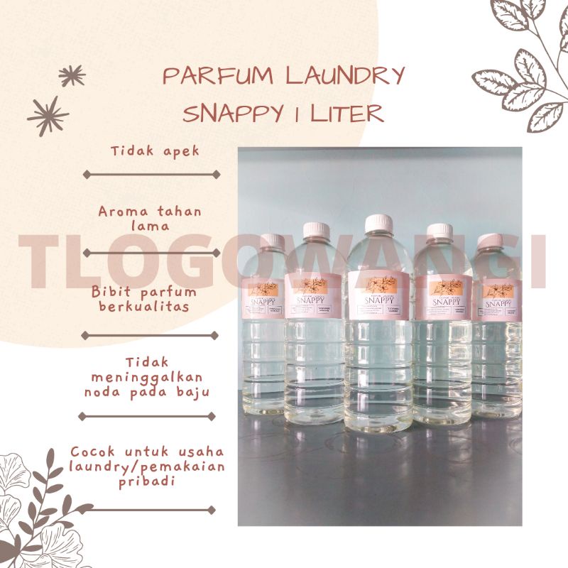 Jual PARFUM LAUNDRY VARIAN SNAPPY 1 LITER | Shopee Indonesia