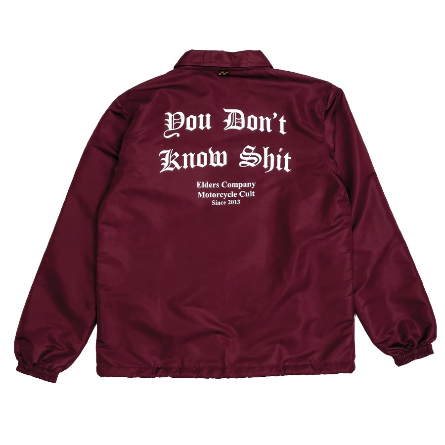 Jual Coach Jacket "Motorcycle Cult" - Burgundy | Shopee Indonesia