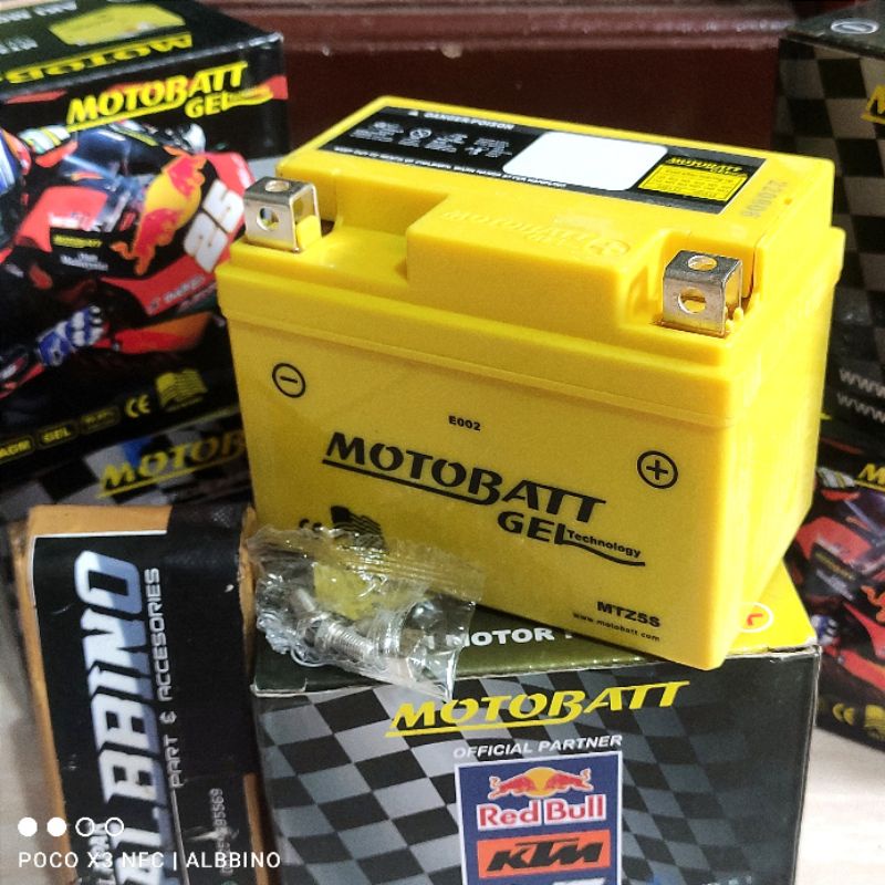 Jual Aki kering MOTOBATT MTZ5S MTX3L aki baht GTZ-5S Tiger Megapro CB Beat Vario Scoopy mio ...