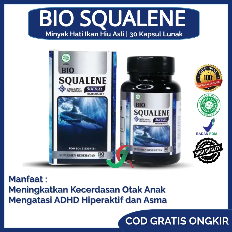 Jual Bio Squalene Vitamin Nutrisi Otak Anak Cerdas Mengatasi ADHD ...