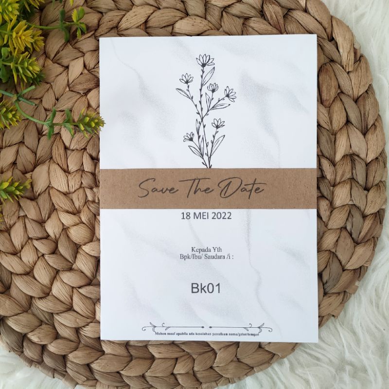 Jual Undangan pernikahan / undngan aesthetic / undangan rustik ...